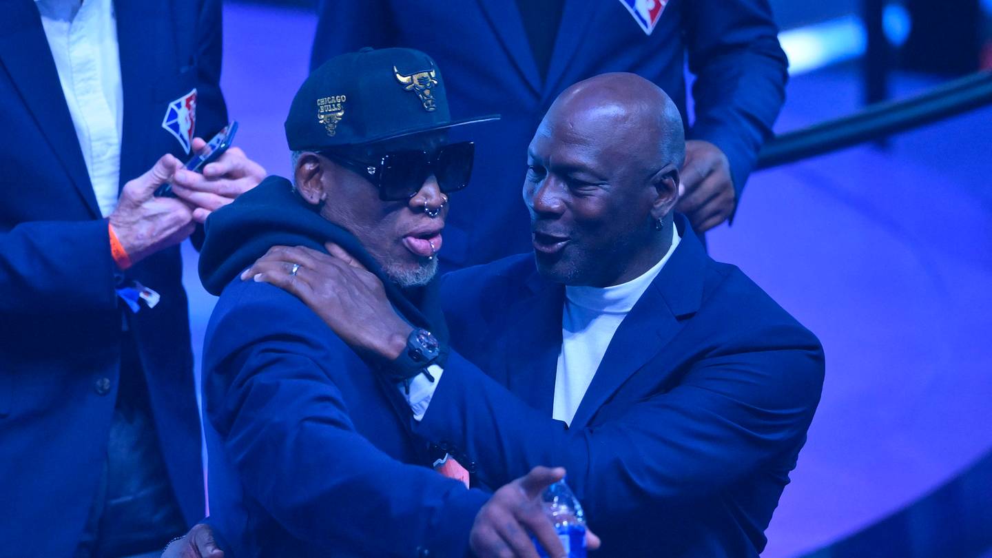 Inside Dennis Rodman's emotional return to Chicago