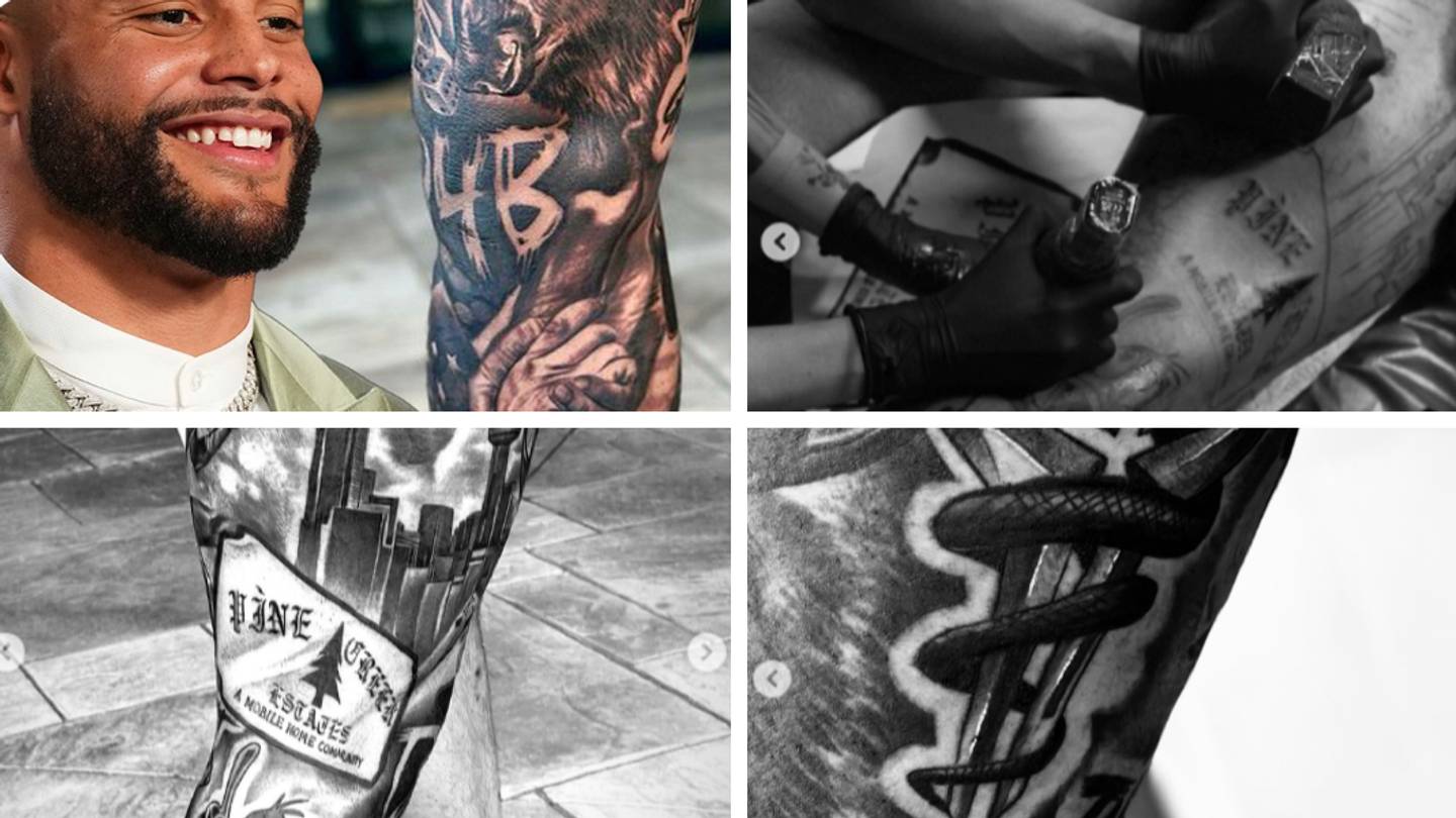 'I’m Crazy!’ ‘Sedated’ Dak Prescott Tattoo Shocks Dallas Cowboys