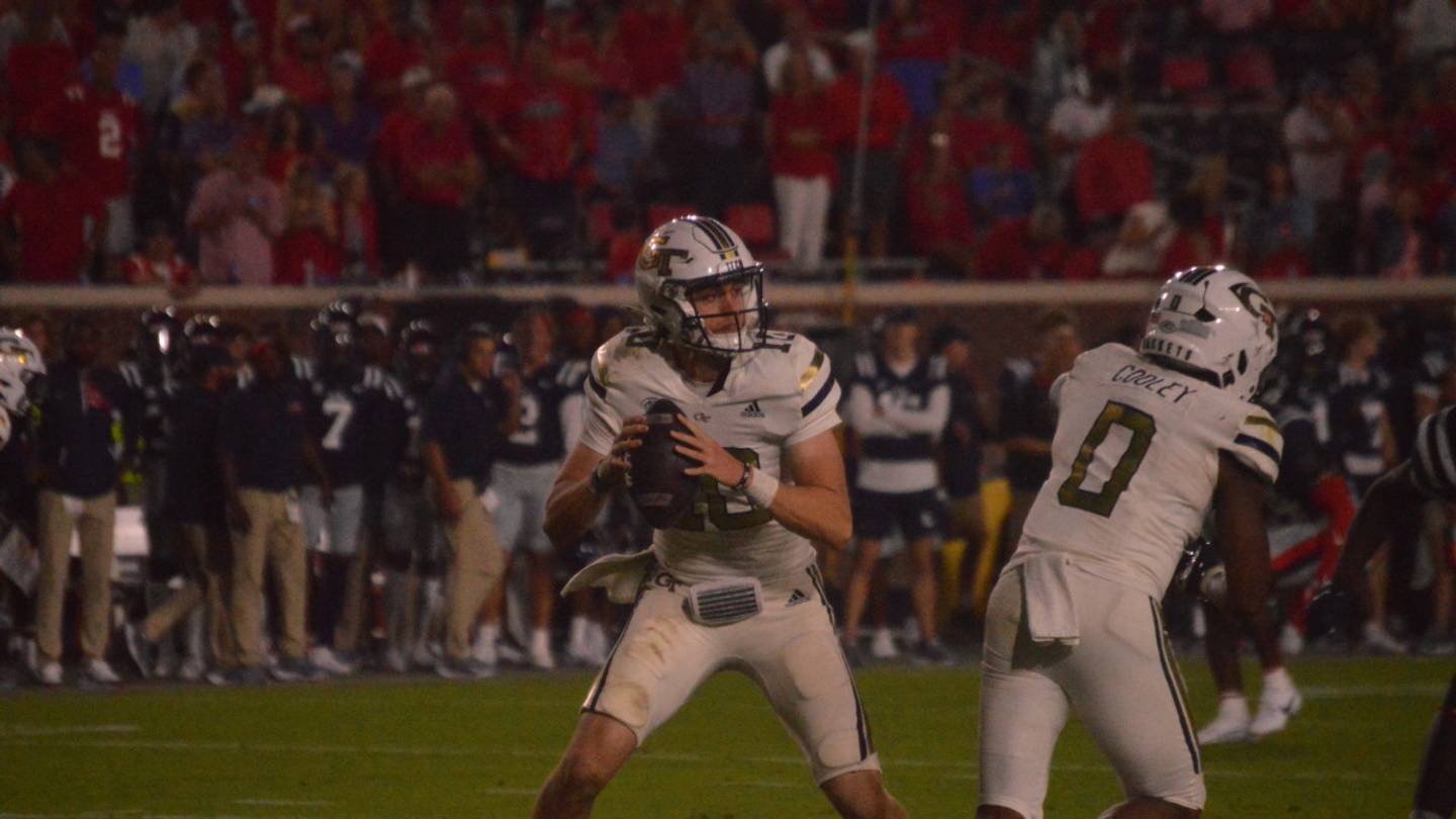 Georgia Tech quarterback Haynes King leads the ACC in passing yards ...