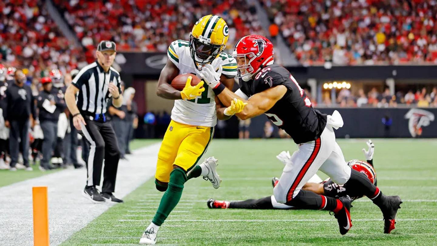 Desmond Ridder, Falcons Trail Jordan Love, Packers at Halftime