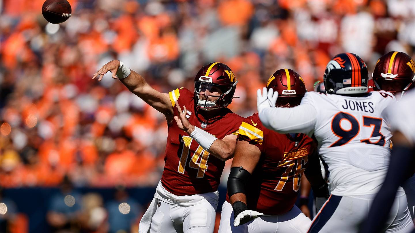 Commanders Surge Late In First Half vs. Russell Wilson, Broncos