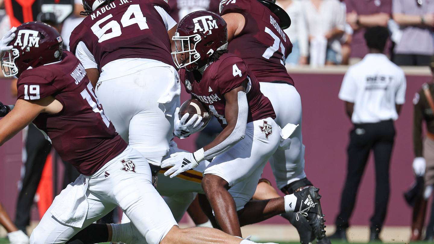 Aggies Freshman Lineman Mark Nabou Jr. ‘Learning’ in Year 1