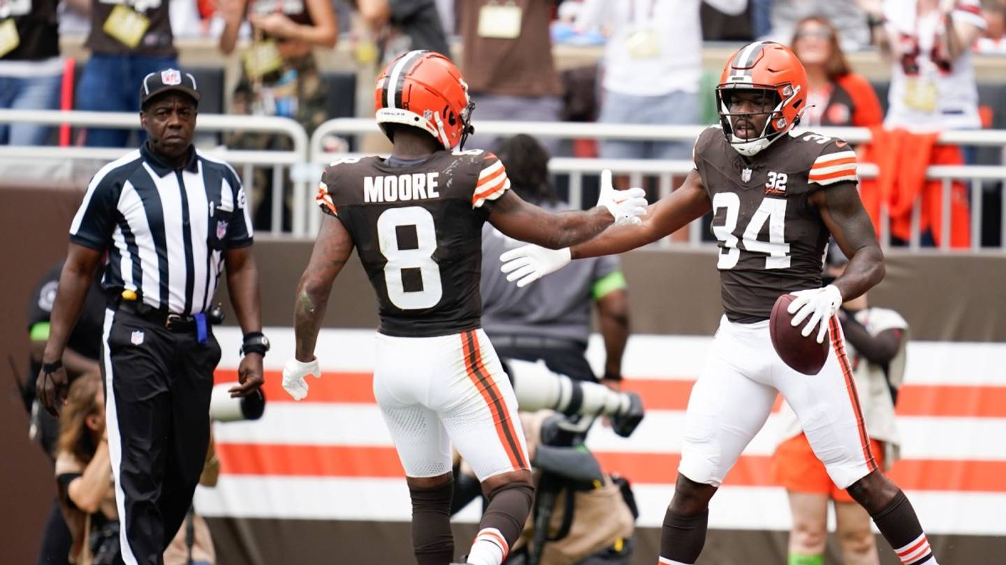 WATCH: Titans Give Up Rushing Touchdown to Browns Jerome Ford, Go Down ...