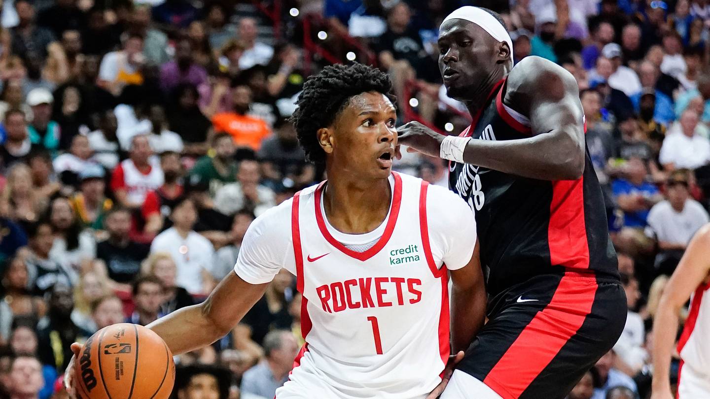 Houston Rockets' Amen Thompson Improving Jump Shot with Coach Ben Sullivan
