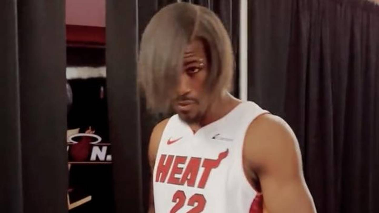 Jimmy Butler’s New ‘Emo’ Look at Miami Heat's Media Day Was Loved by ...