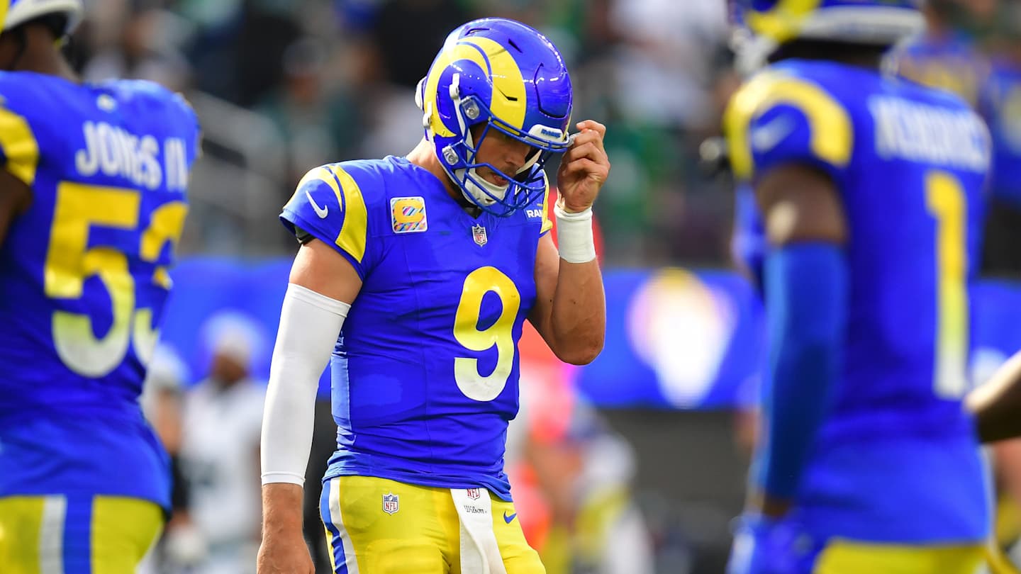 Los Angeles Rams QB Matthew Stafford on Opposing Fans Taking Over SoFi ...