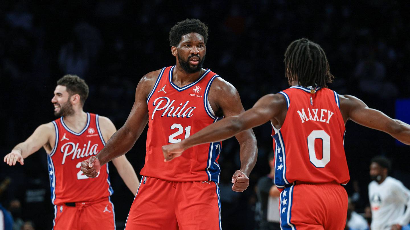 Embiid, Maxey Soak in Phillies Playoff Vibes Before Sixers' Season