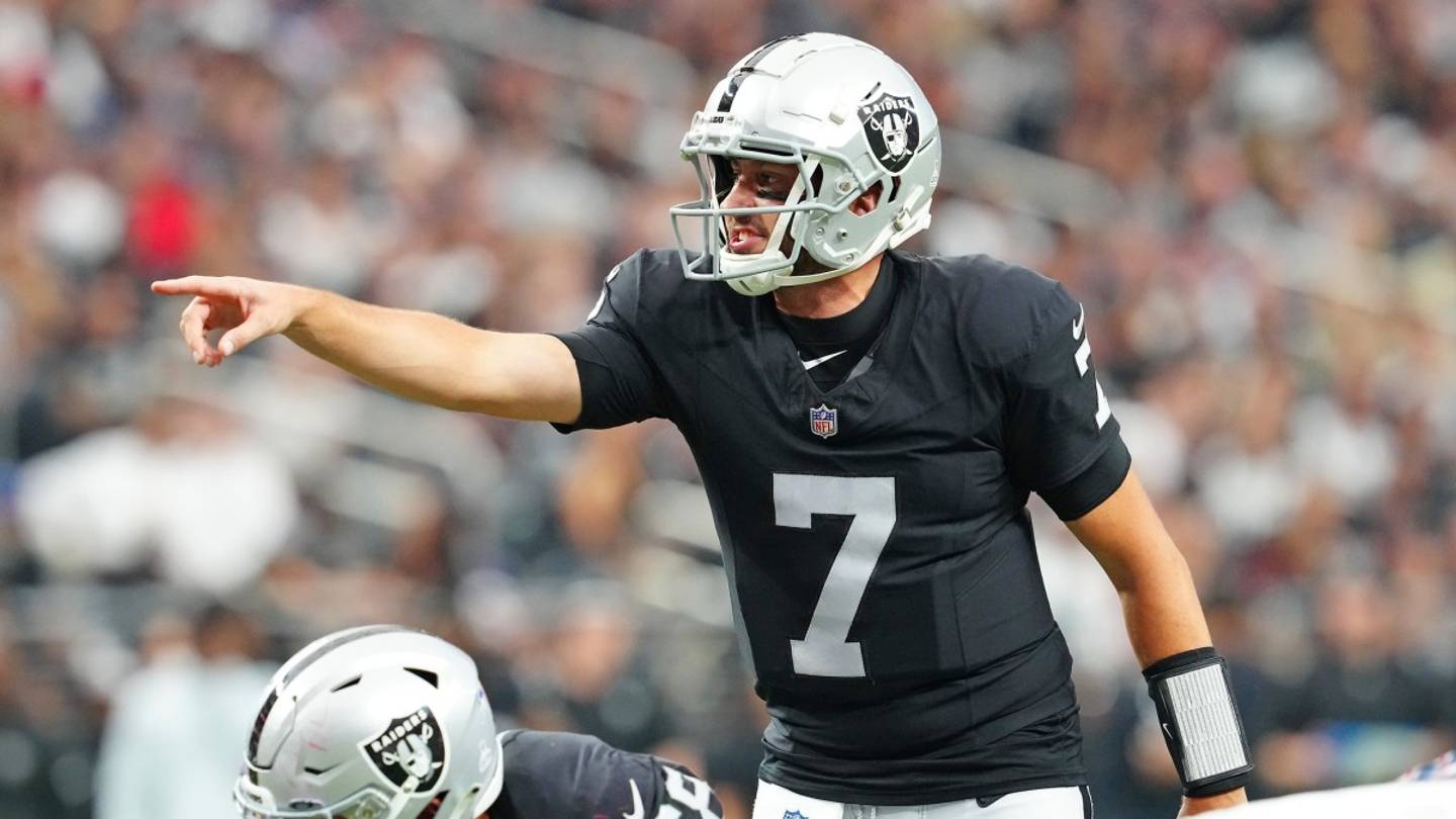 Raiders Now Have Samples of All Three Quarterbacks