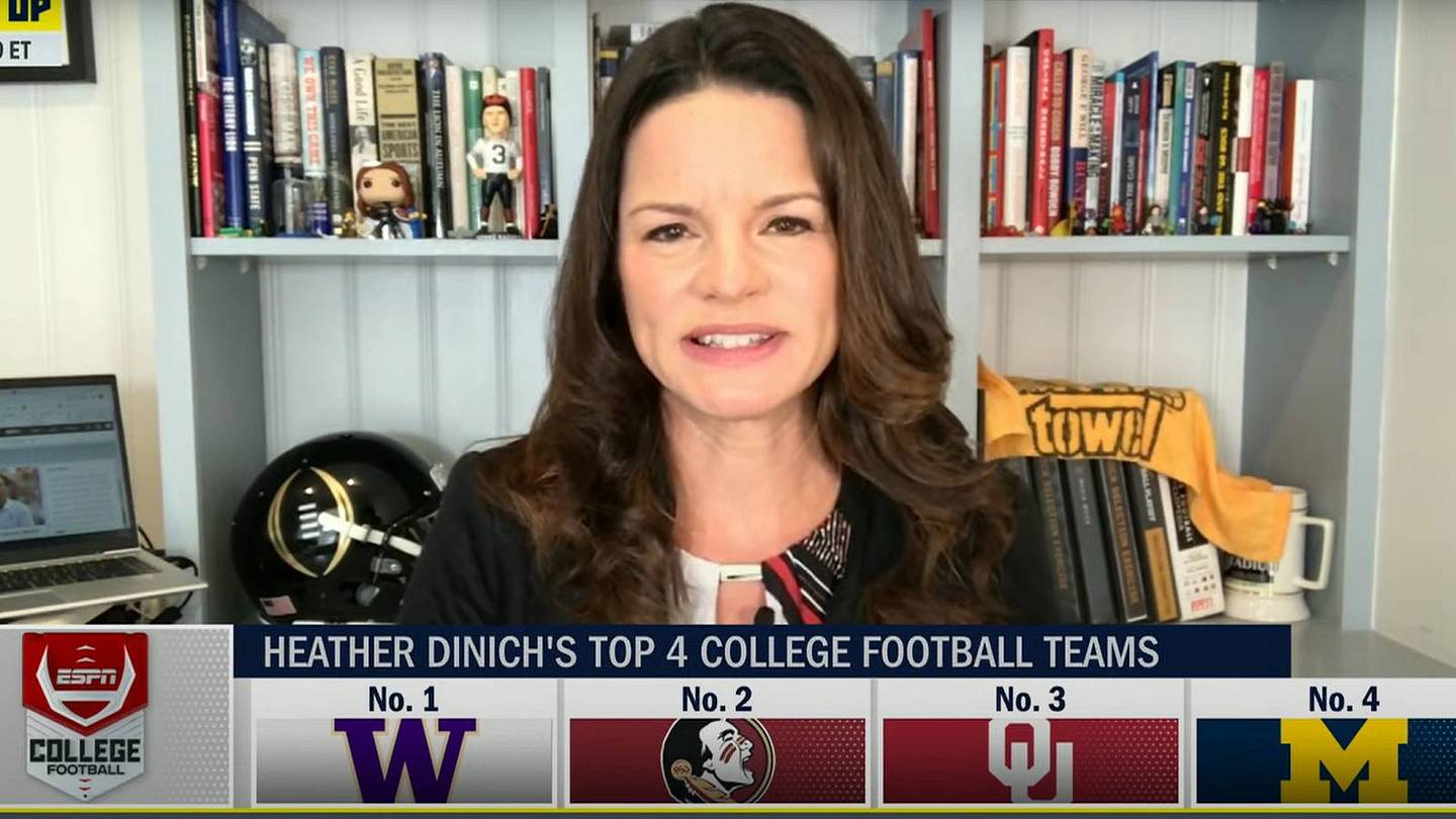 ESPN’s Heather Dinich Snubs Georgia, SEC in Her College Football ...