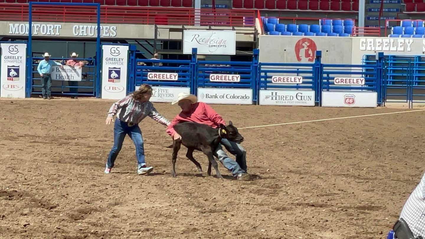 Senior Pro Rodeo Athletes Gathering Gold
