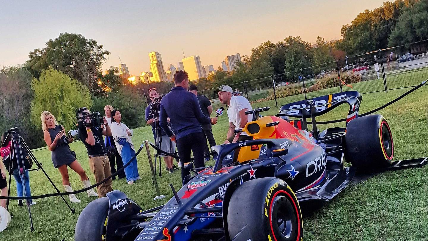 F1 News: Watch As Red Bull Helicopters In Austin GP RB19 At Insane ...