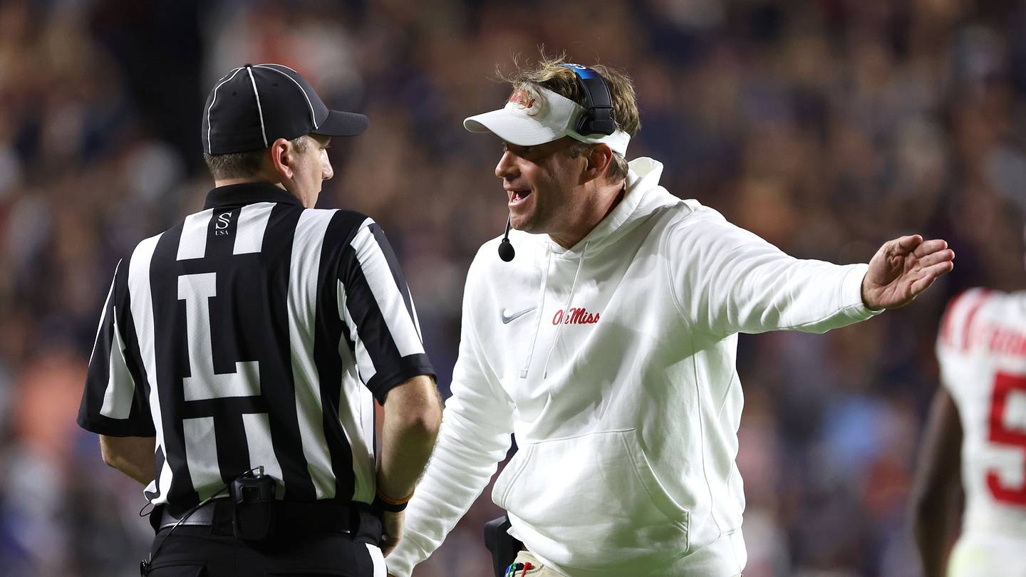 Ole Miss Rebels' Lane Kiffin Named George Munger Coach Of The Year ...