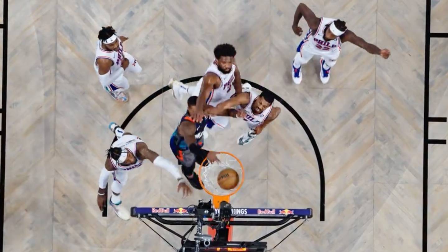 This Beautiful Overhead View of Lonnie Walker's Vicious Dunk on the ...