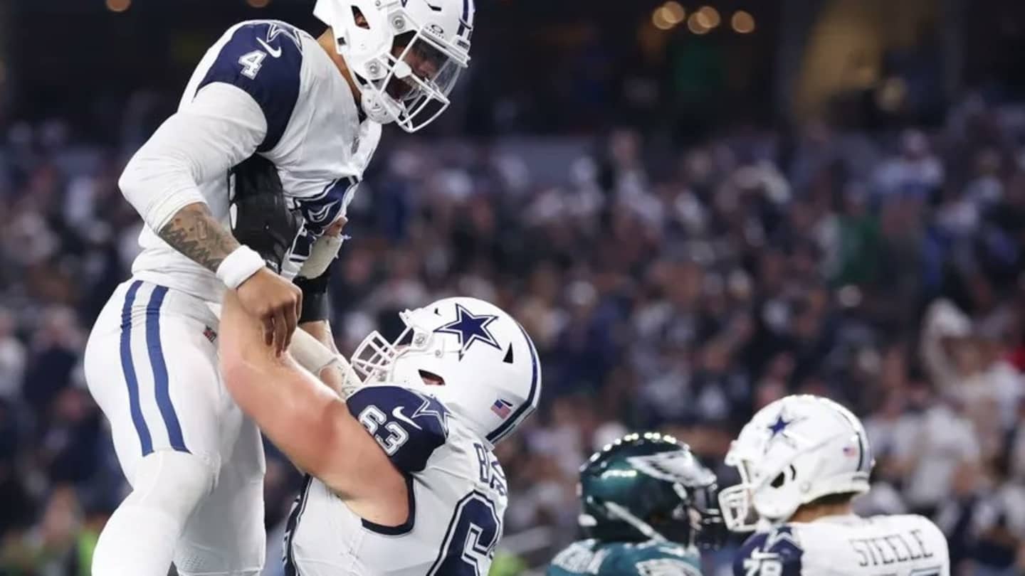 Dallas Cowboys Take Over 1st Place in NFC East, Roll Philadelphia ...
