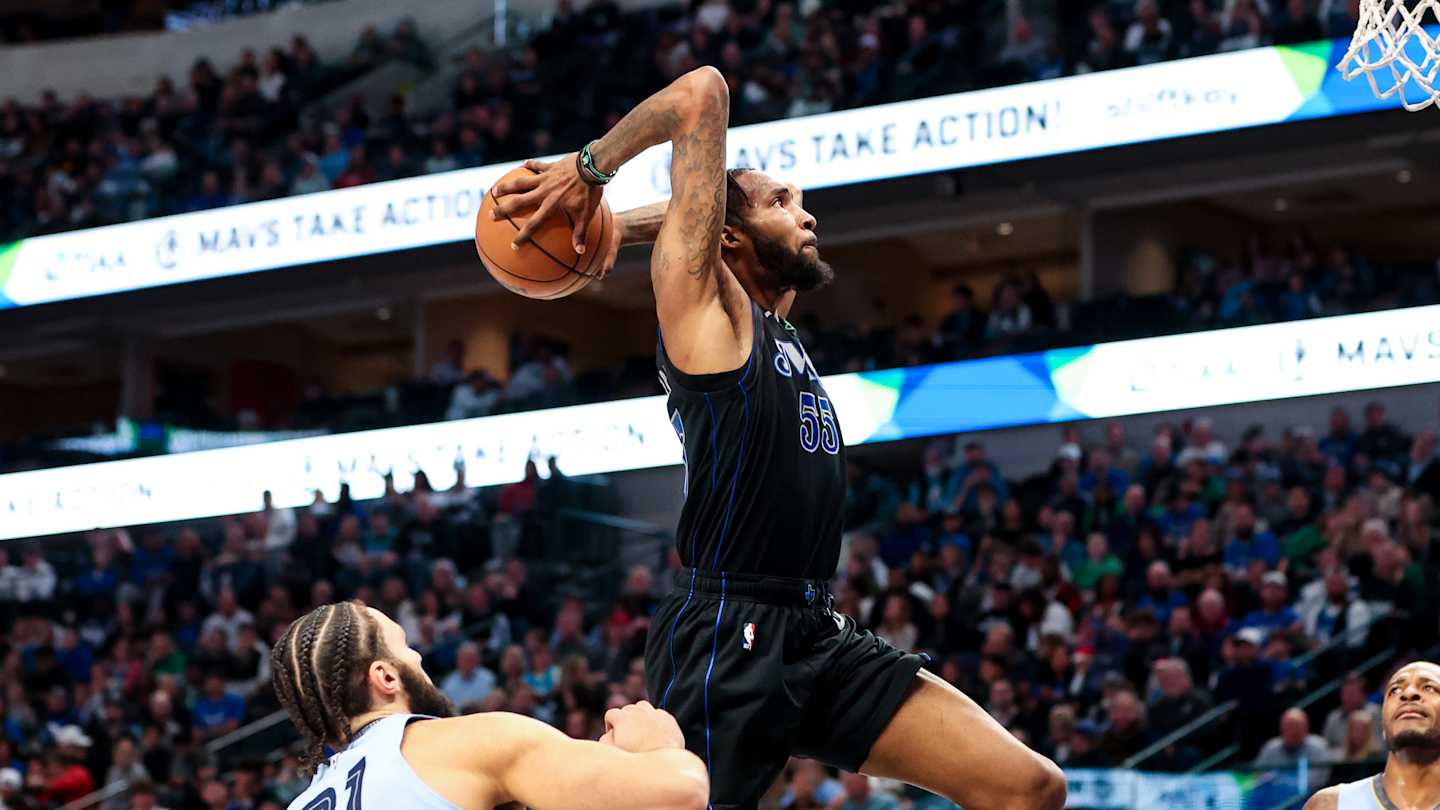 WATCH: Mavs' Derrick Jones Jr. Soars for Massive Put-Back Dunk vs. Clippers