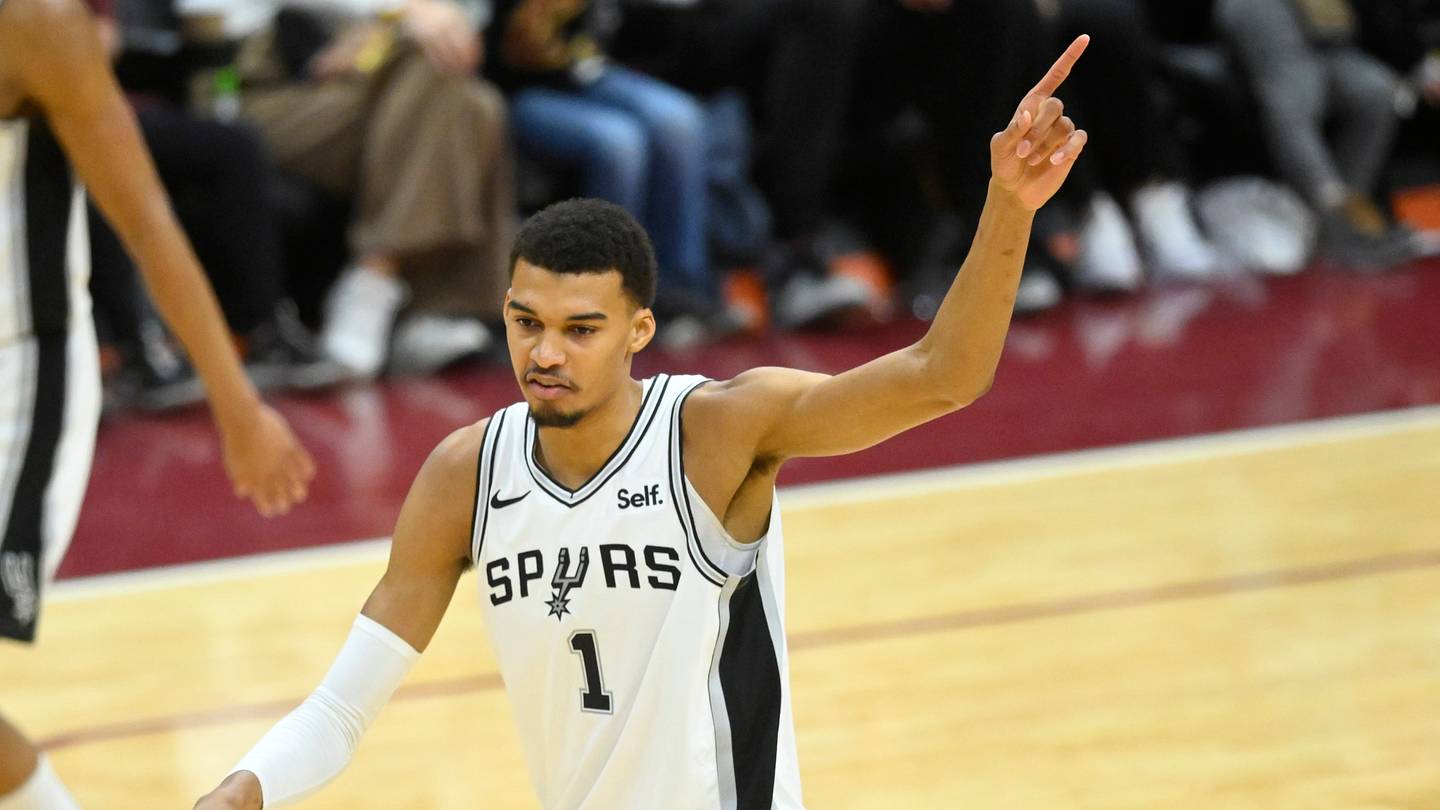 Wembanyama’s First Triple-Double Helps Spurs Cruise Past Pistons