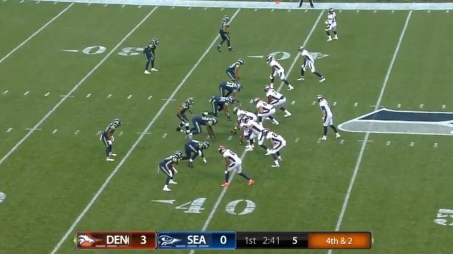 WATCH: Broncos' RB Theo Riddick was injured on sailed Kevin Hogan pass ...