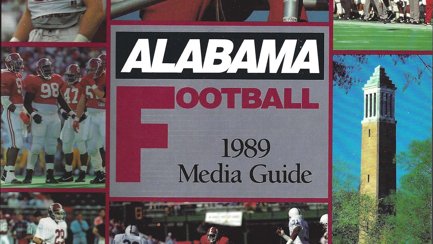 Alabama football-1989-Bill Curry-media guide-Jimmy Bank - Sports ...