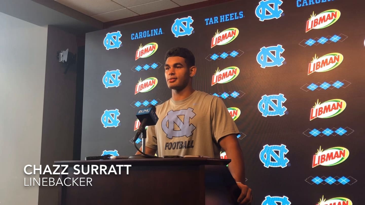 WATCH: Chazz Surratt explains settling in at LB, what team meetings did ...