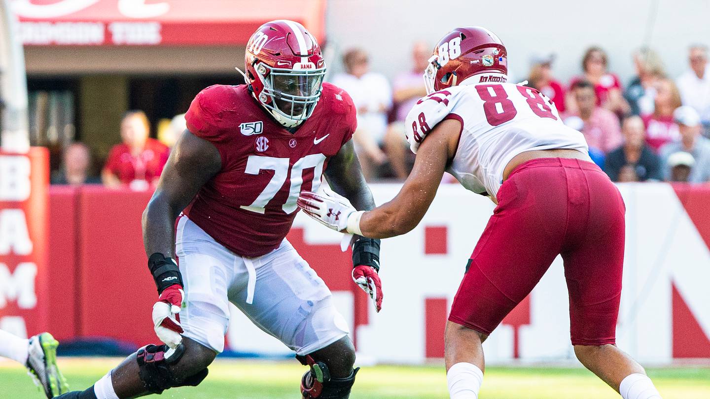 Alabama OT Alex Leatherwood Selected in 2021 NFL Draft - Sports ...