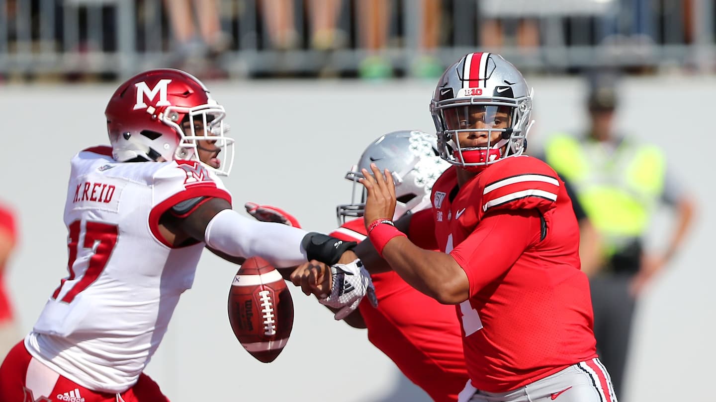 Ohio State's Justin Fields Has Heisman Platform at Nebraska - Sports ...