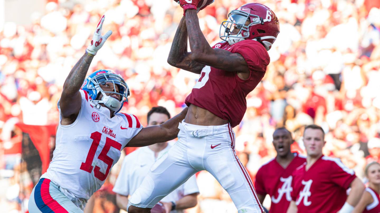 DeVonta Smith-suspension-Arkansas-Texas A&M - Sports Illustrated ...