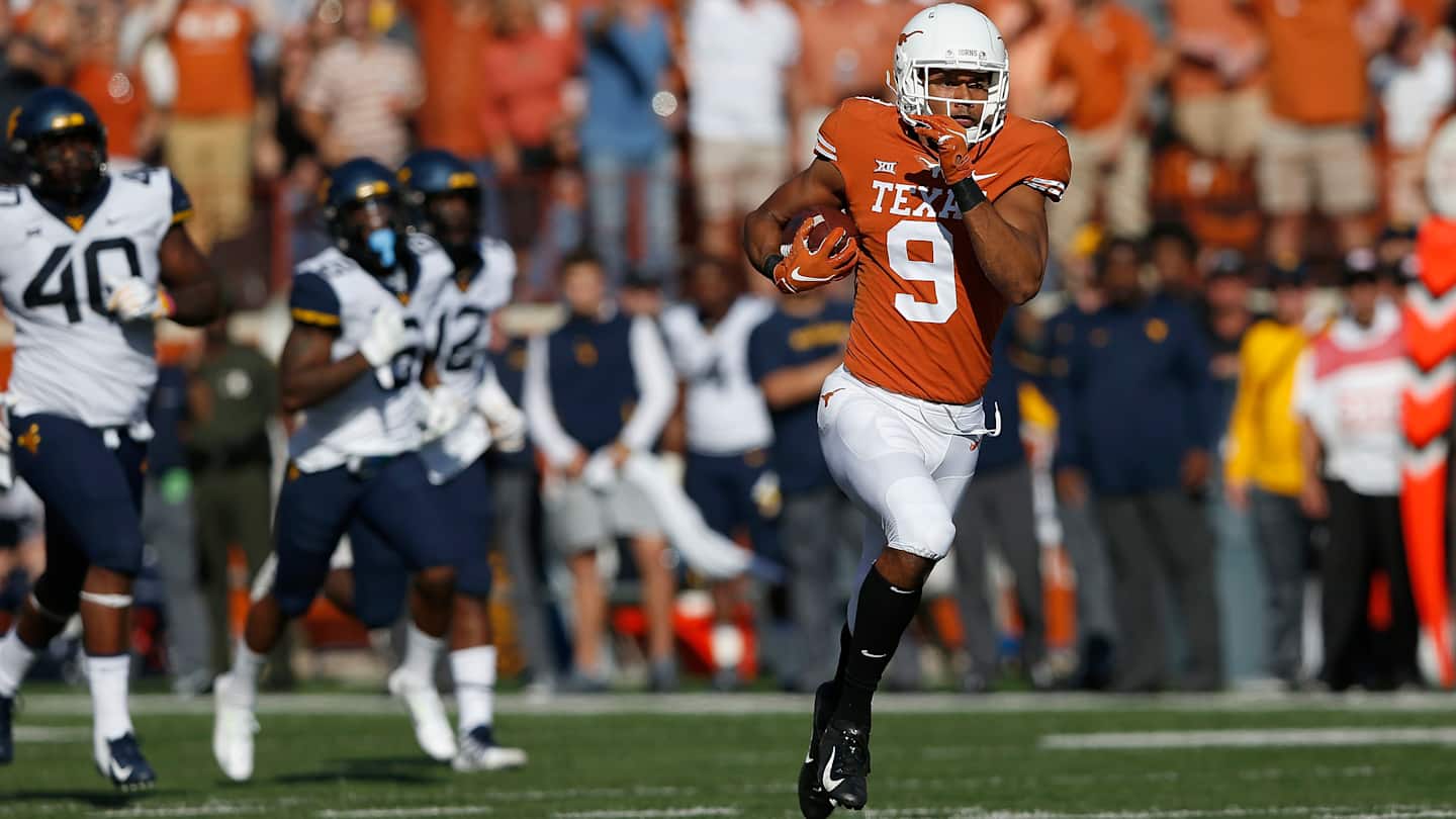Collin Johnson draft: Texas WR will return for senior season - Sports ...