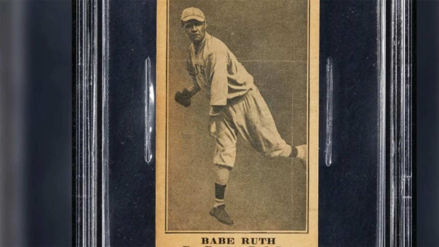 Babe Ruth 1916 rookie card sells for $130,053 at auction - Sports ...