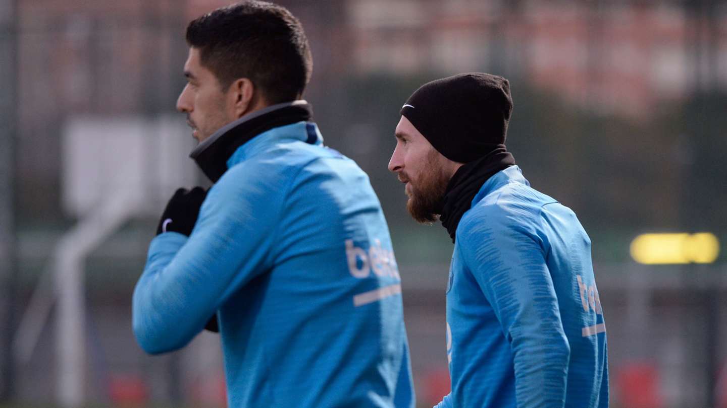 Lionel Messi: Barcelona star back in training before Copa Clasico ...