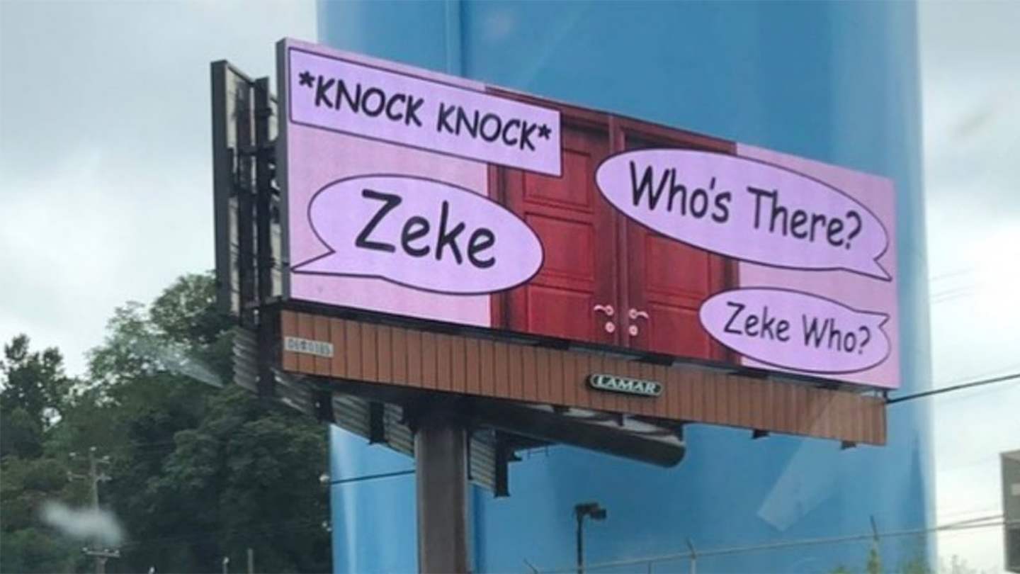 Who bought the ‘Zeke Who?’ billboards in Philadelphia? - Sports Illustrated