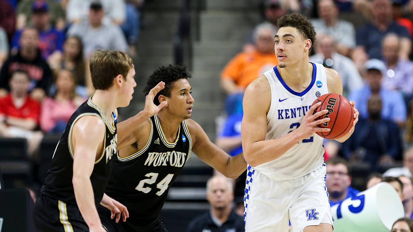 March Madness: Kentucky escapes Wofford, Fletcher Magee - Sports ...