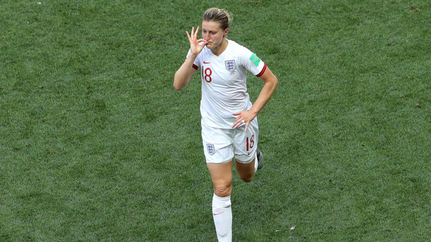 Ellen White: England striker does Alex Morgan's tea time celebration ...