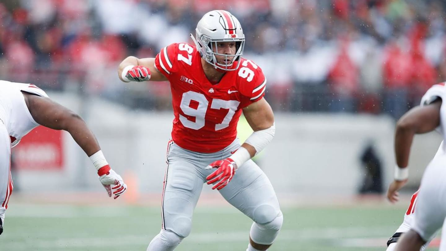 NFL Combine: Fully healthy Nick Bosa will look to shine - Sports ...