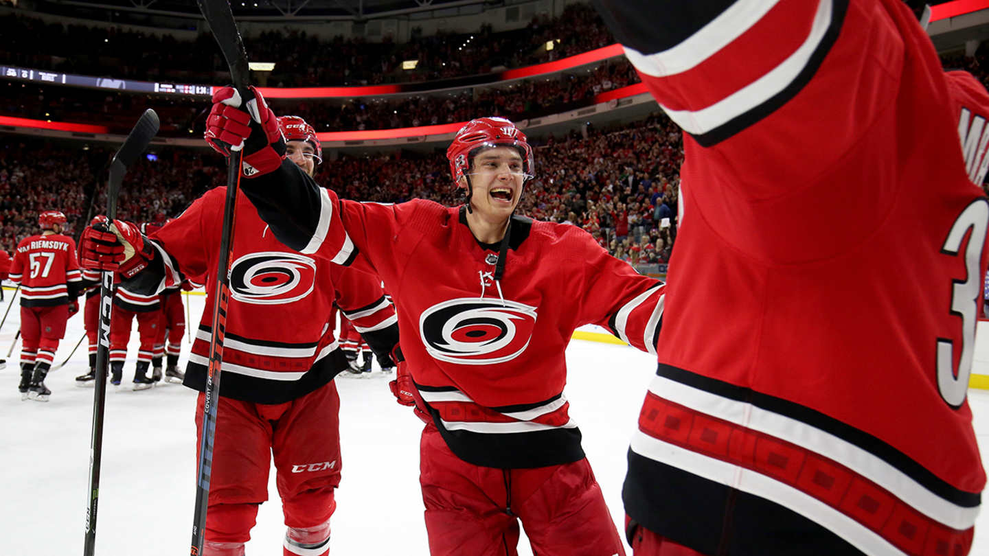 Carolina Hurricanes clinch first NHL playoffs berth since '09 - Sports ...
