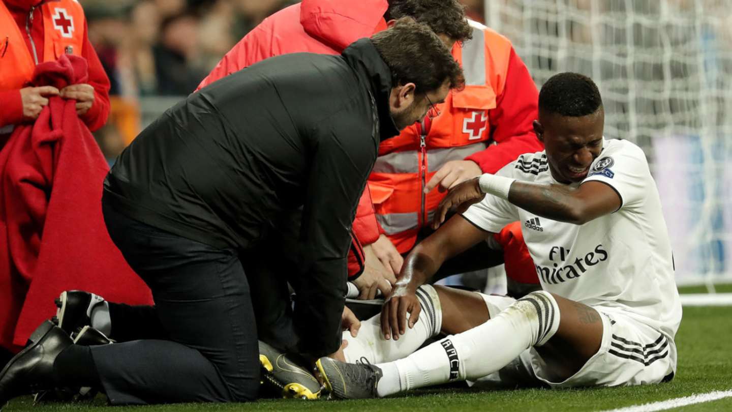Vinicius Junior: Real Madrid star injures ankle, out two months ...