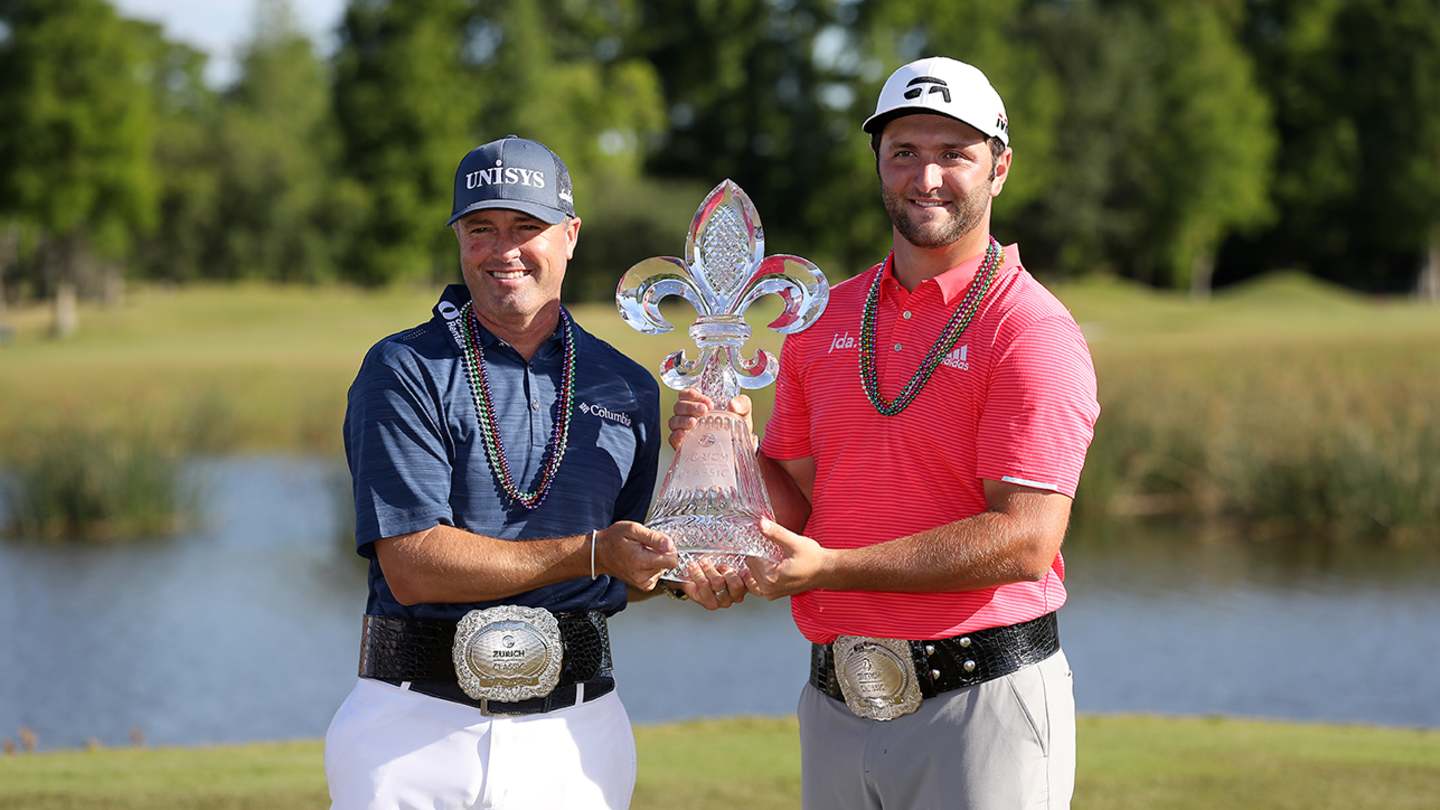 PGA Tour: Ryan Palmer and Jon Rahm team to win Zurich Classic - Sports ...