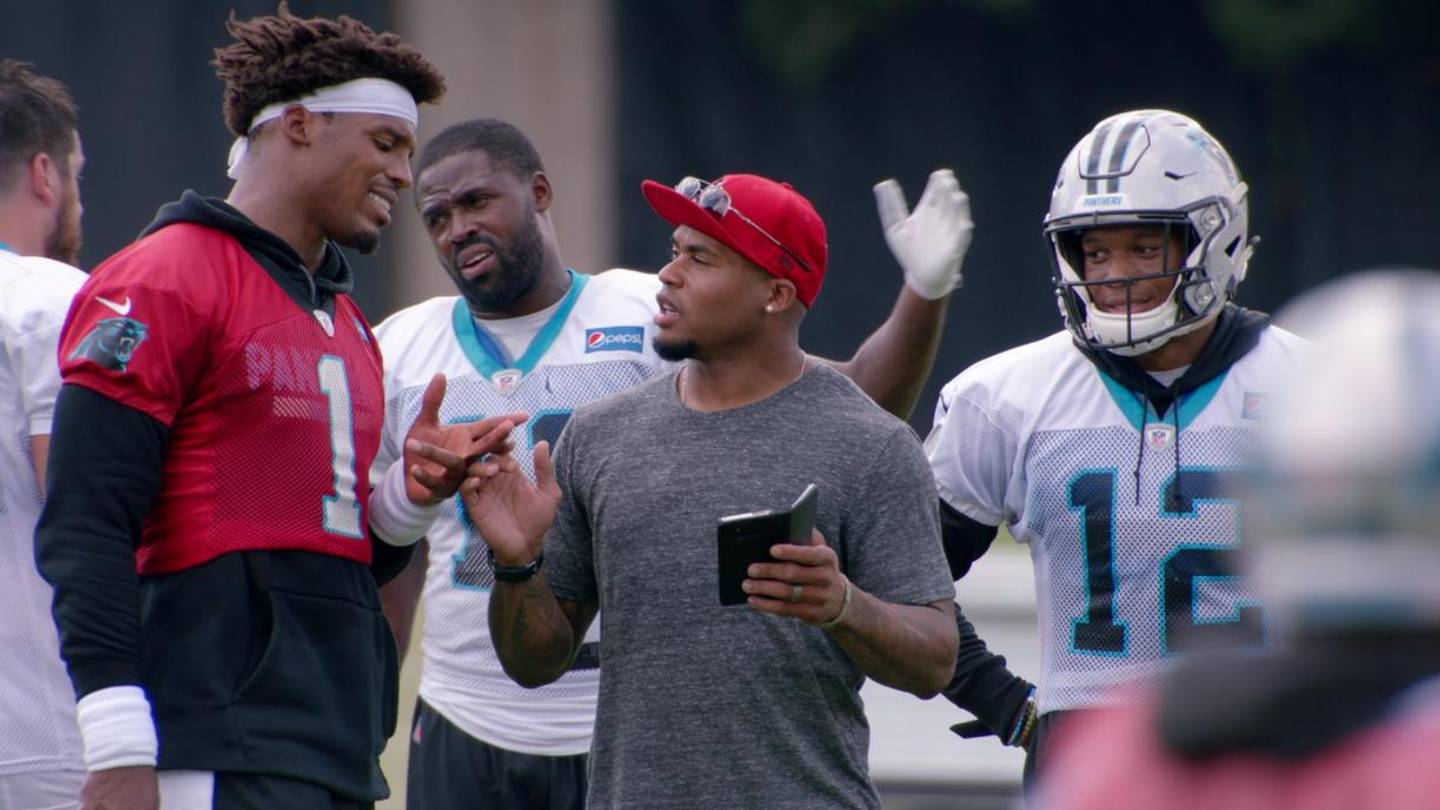 Steve Smith asks Cam Newton if he should start DJ Moore in fantasy ...
