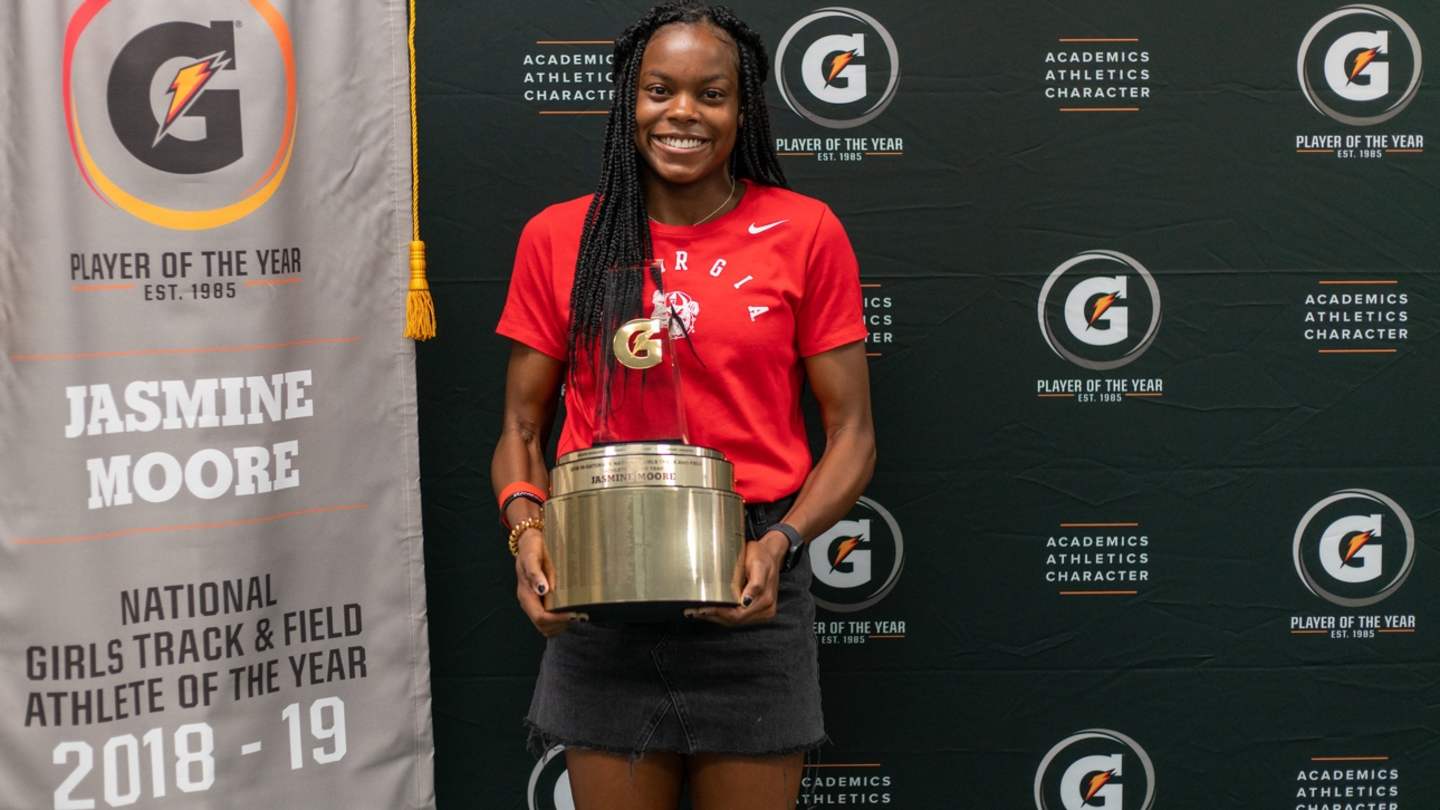 Jasmine Moore named Gatorade National Track and Field Athlete of the ...