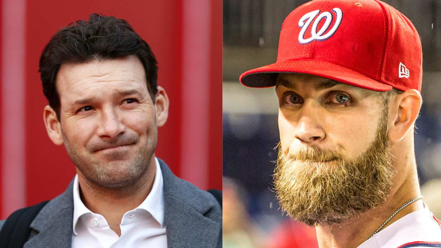 Tony Romo predicts Bryce Harper will be a Texas Ranger next season ...