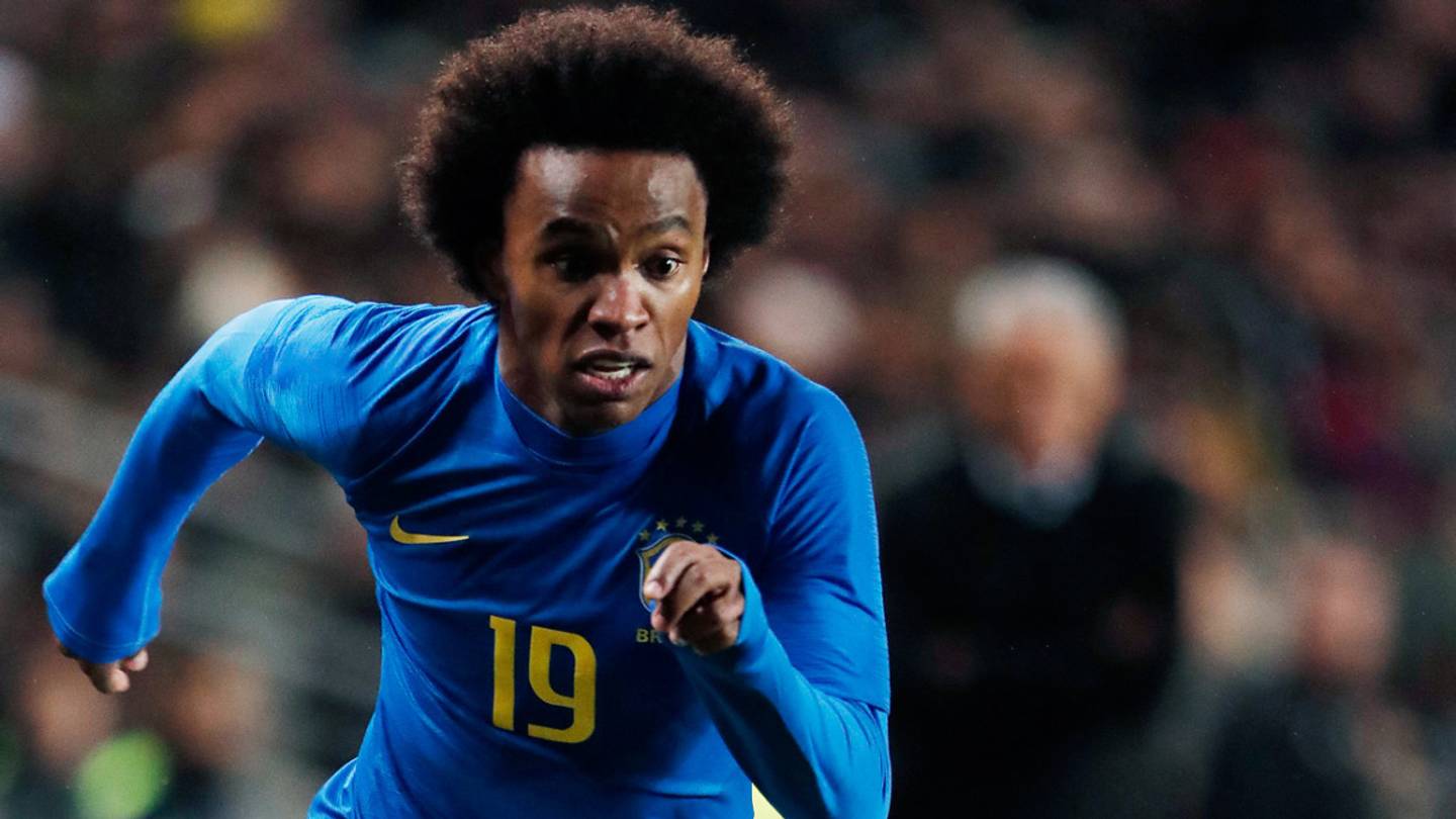 Willian: Chelsea star replaces Neymar for Brazil at Copa America ...