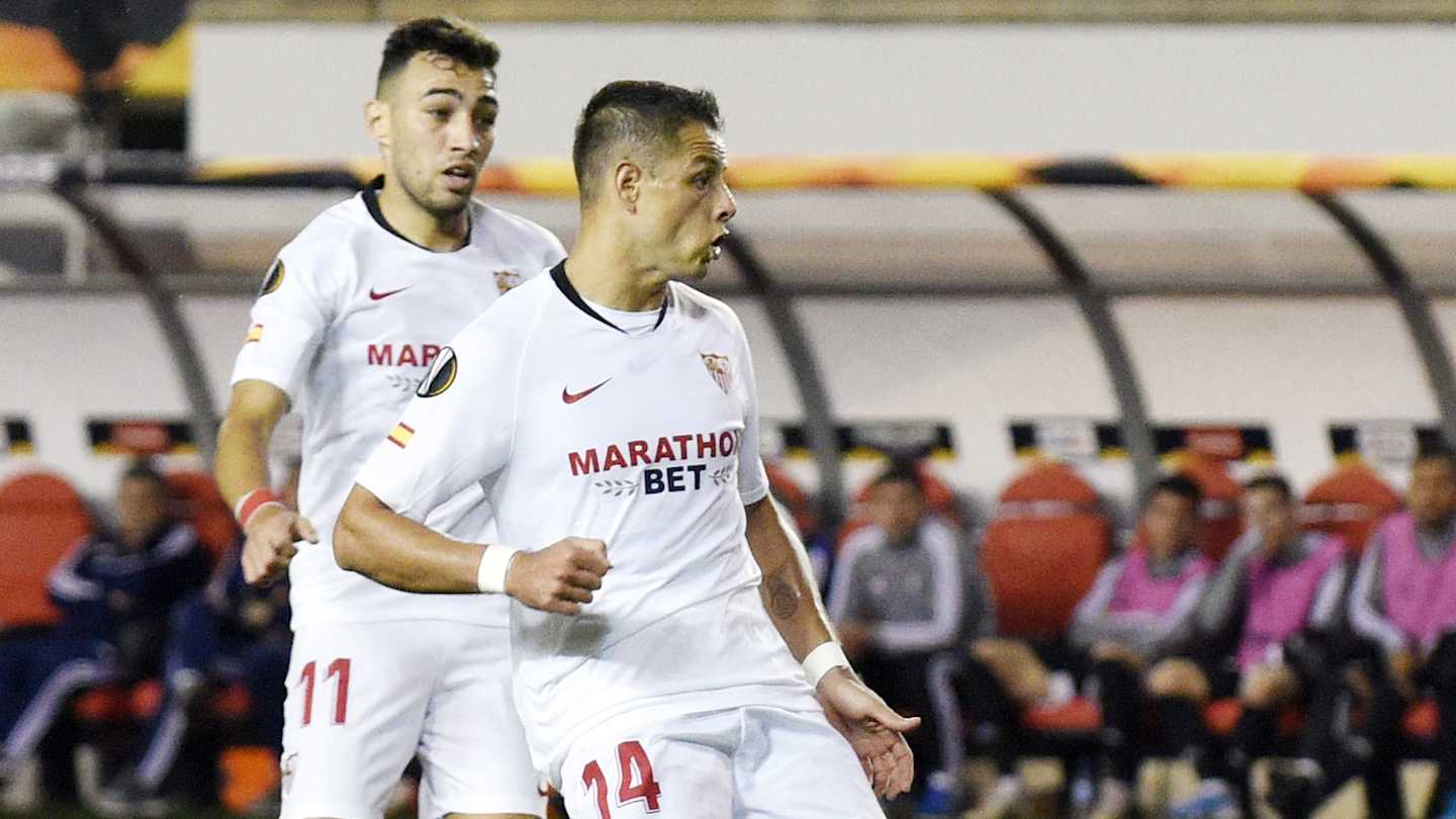 Chicharito goal video: Mexico star scores on free kick for Sevilla ...