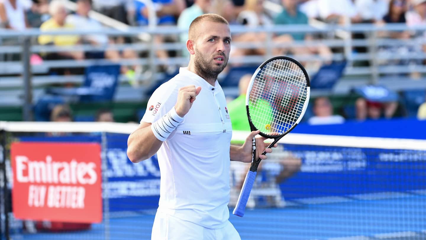 Delray Beach: Daniel Evans upsets John Isner in semifinals - Sports ...