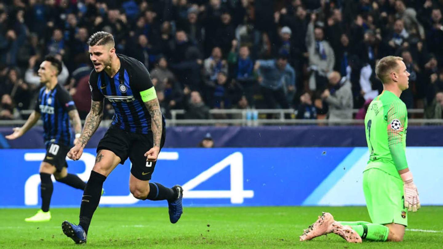 Inter 1-1 Barcelona: Report, Ratings & Reaction as Mauro Icardi Strikes ...