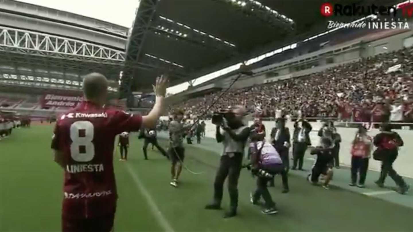 Andres Iniesta Vissel Kobe: Star gets introduced to Japanese fans ...