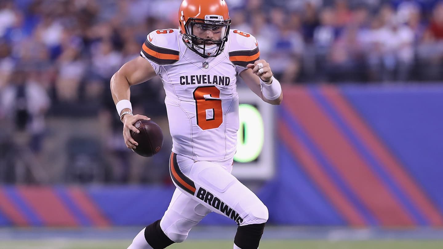 Baker Mayfield touchdown videos: Browns QB scores vs. Giants - Sports ...