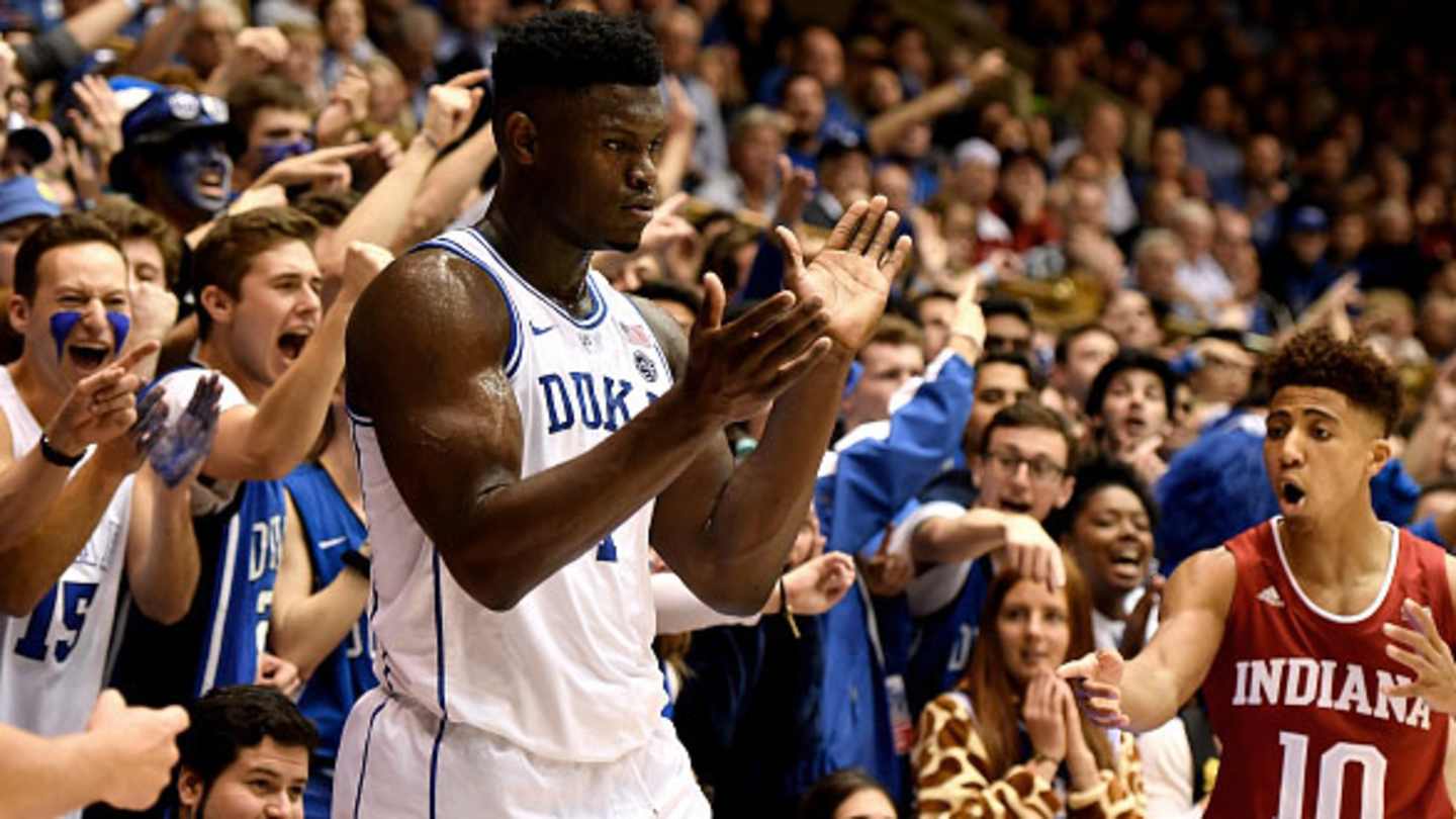 Duke's Zion Williamson slams windmill dunk vs. Indiana (video) - Sports ...