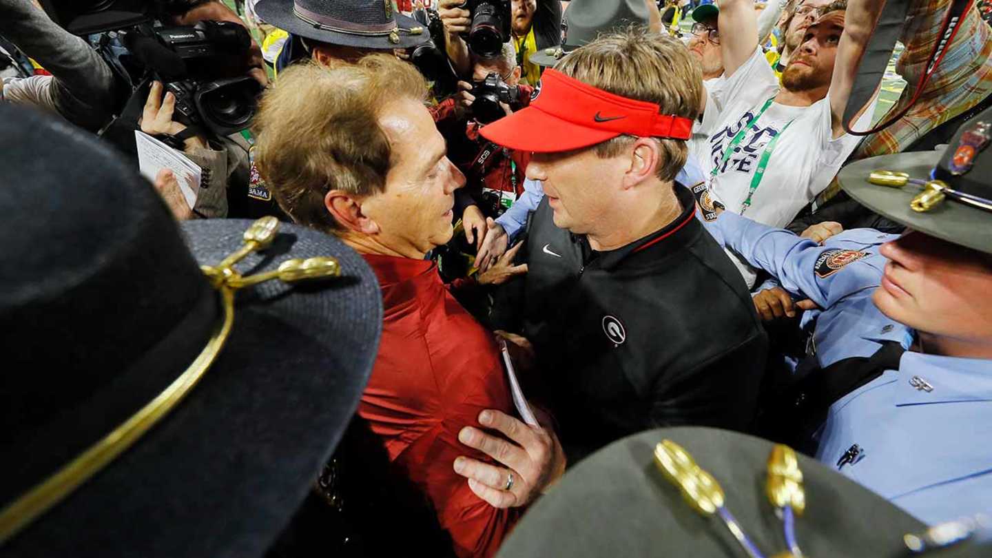 Nick Saban outduels Kirby Smart as Alabama edges Georgia - Sports ...