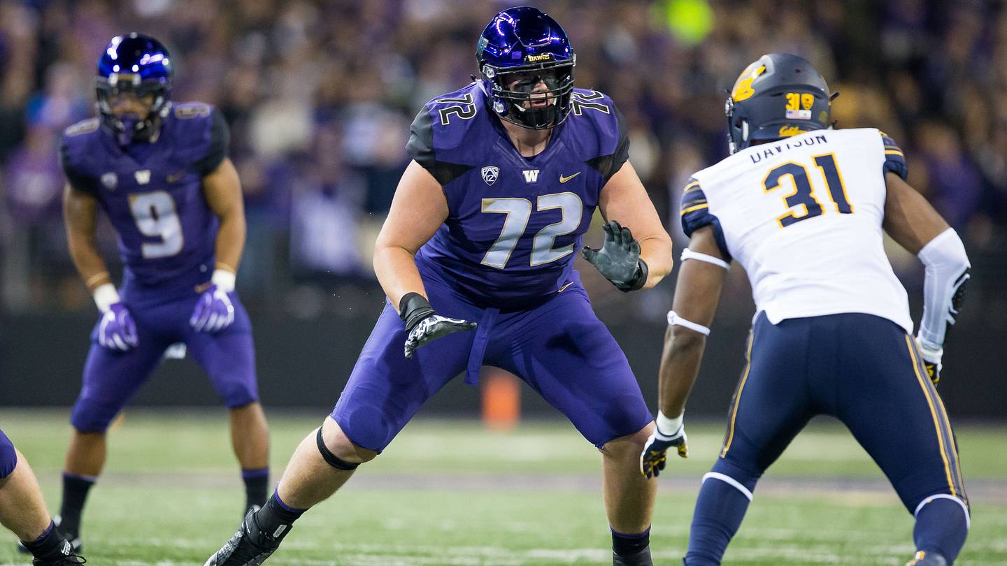 Trey Adams injury: Washington left tackle to miss matchup vs. Auburn ...