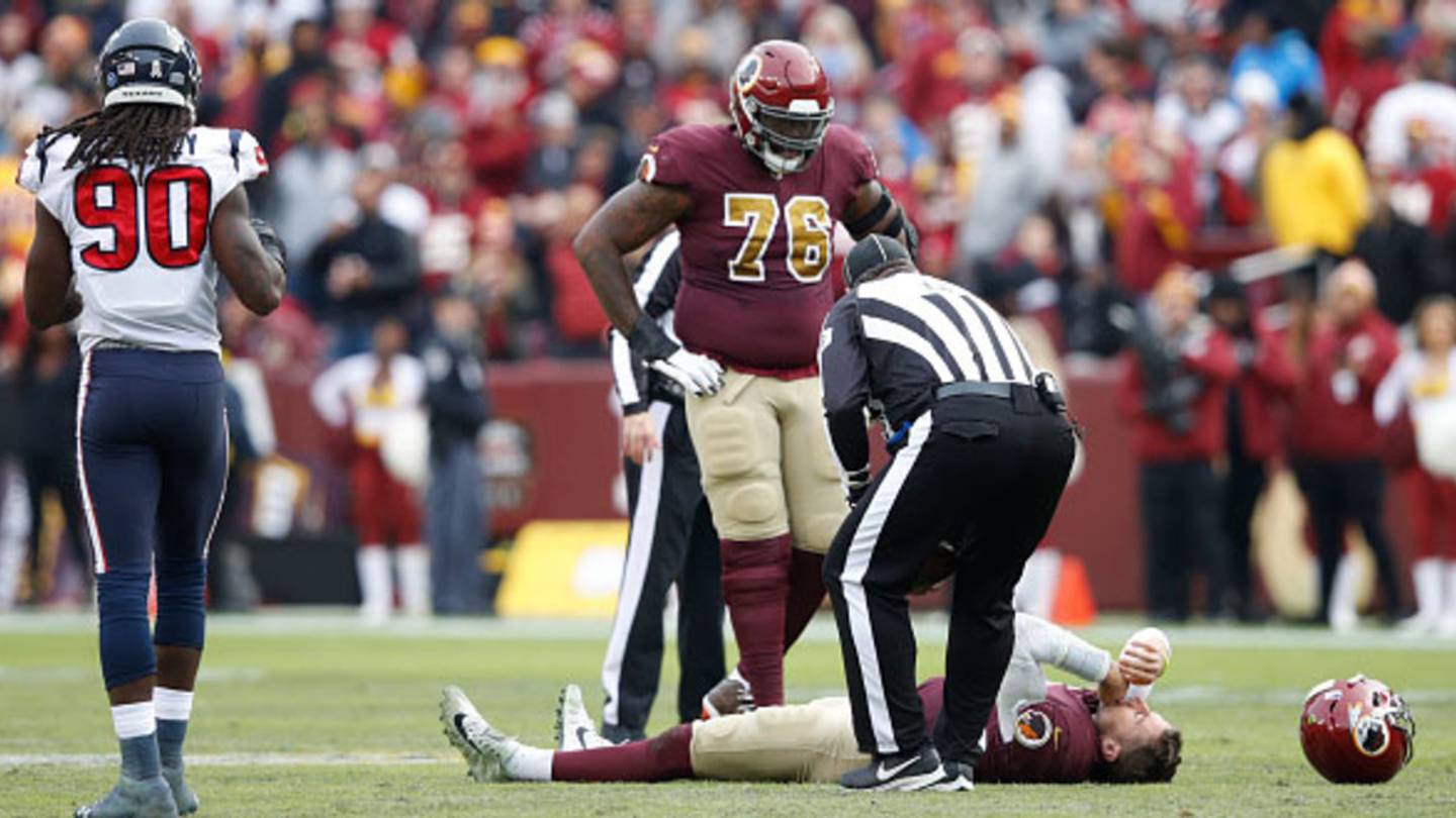 Alex Smith carted off with leg injury vs. Texans (video) - Sports ...