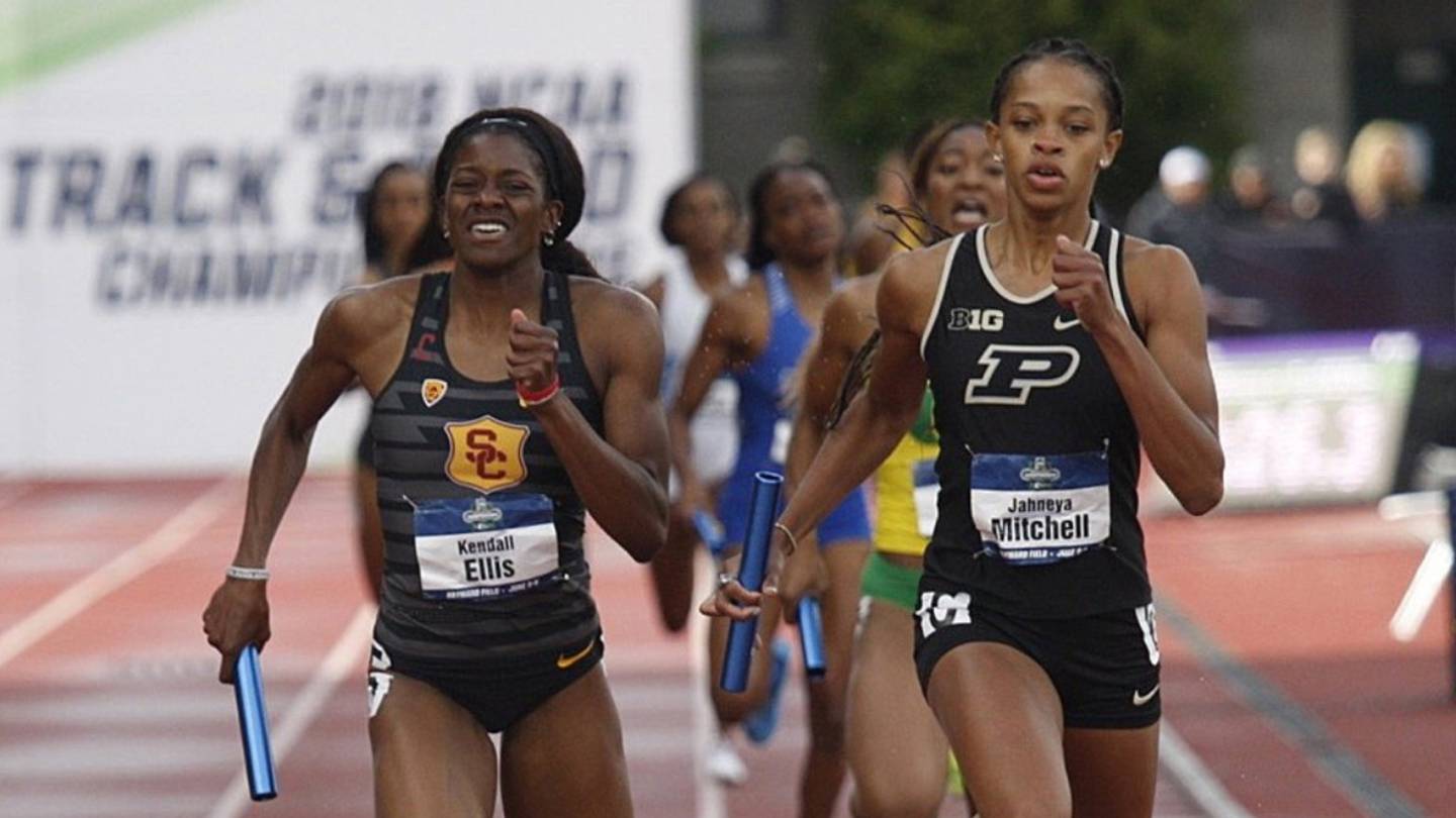 USC women's track relay: Runner's insane comeback to win (video ...
